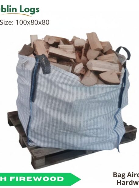 Hardwood Tonne Bag - Airdried - Dublin Logs Ltd