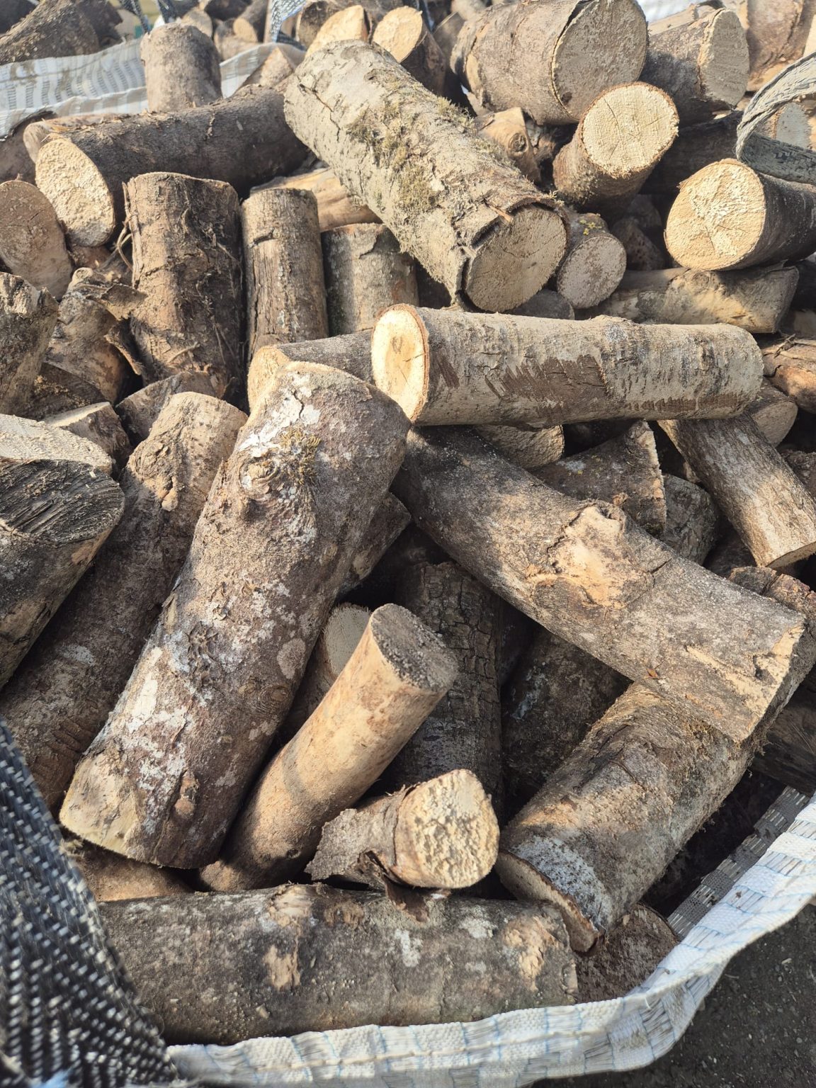 Small Round Logs 25cm for Small Stoves - Dublin Logs Ltd